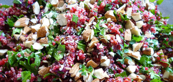 Festive Purple Quinoa Salad – Ayurveda Woman